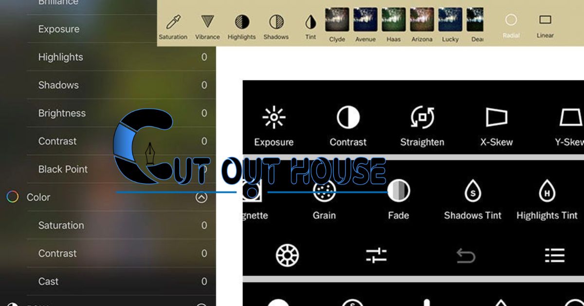Brilliance Photo Editing App - Cut Out House